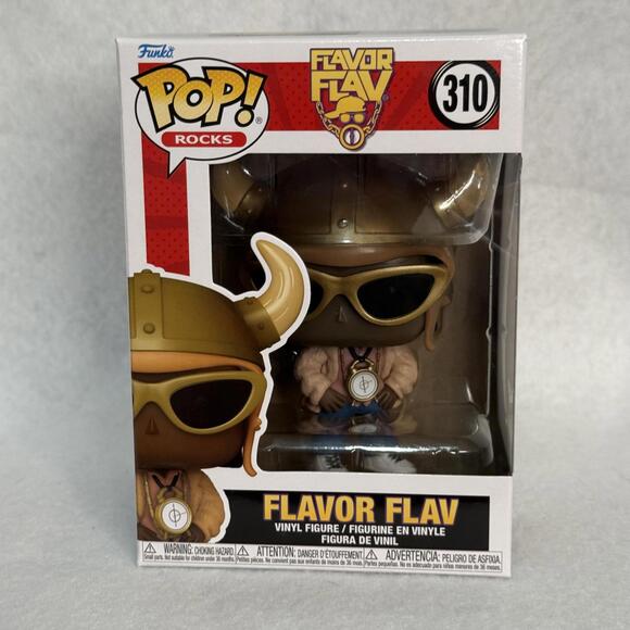 Funko | Toys | Funko Pop Rocks Flavor Flav Vinyl Figure 3 | Poshmark